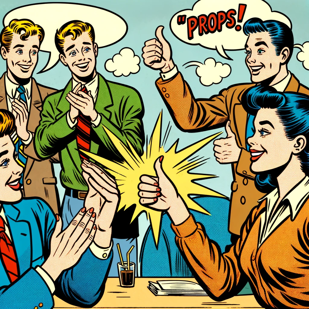 「Props」ってどんな意味？英語スラングで感謝や敬意を表現しよう: スラングワールド